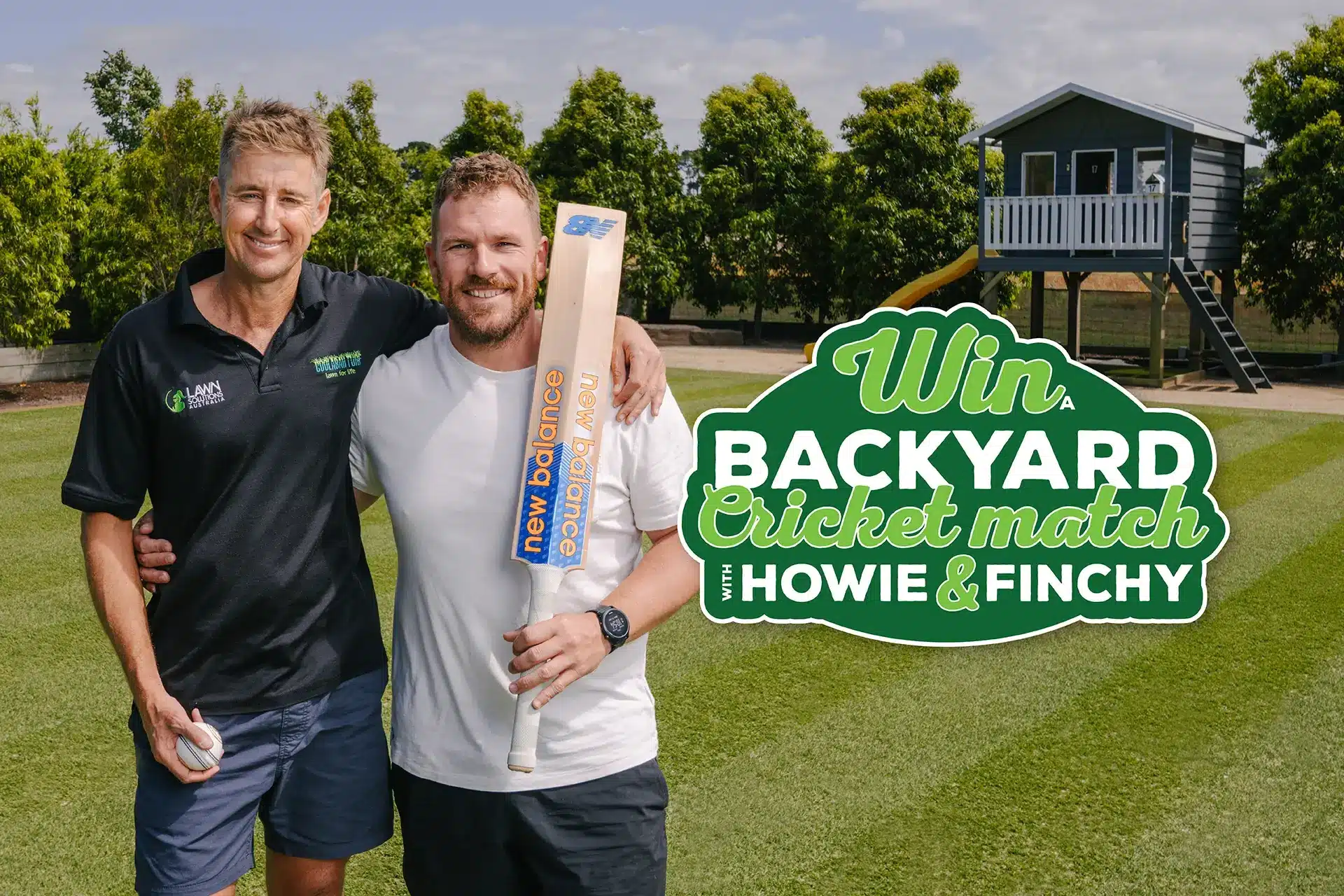 Win Backyard Cricket with Howie & Finchy